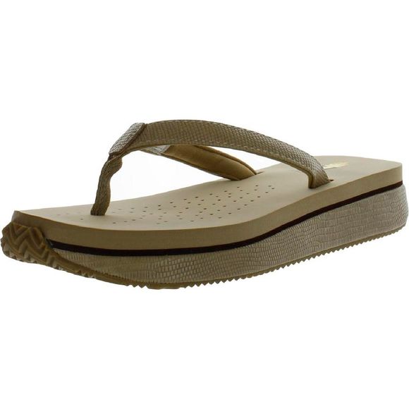 Volatile | Shoes | Volatile Womens Untamed Beige Embossed Toe Post ...